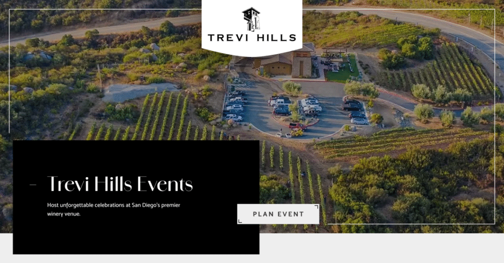 Events | Trevi Hills Winery | San Diego's Premier Venue